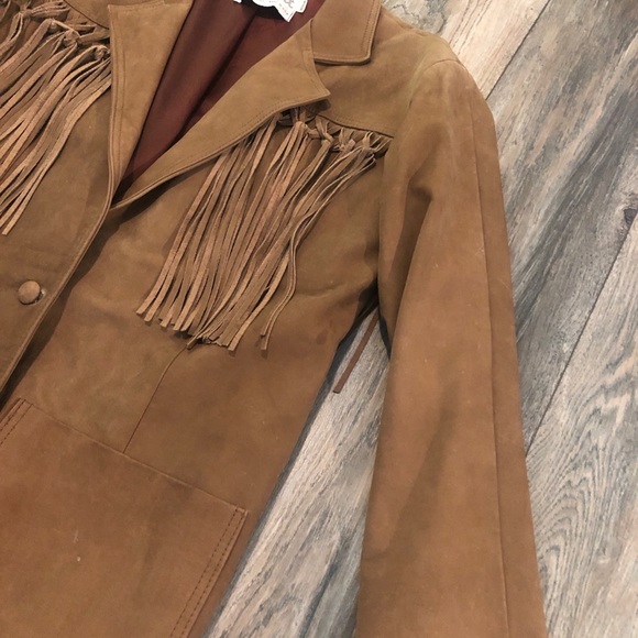 lariat | Jackets & Coats | Vtg Lariat Western Leather Fringe Jacket ...